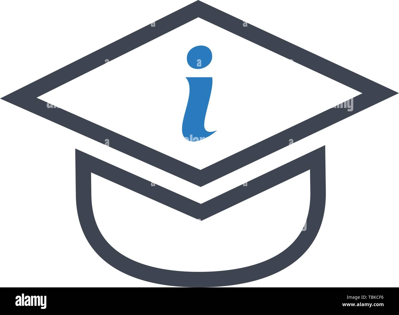 Education information icon vector - blue Stock Vector Image & Art - Alamy