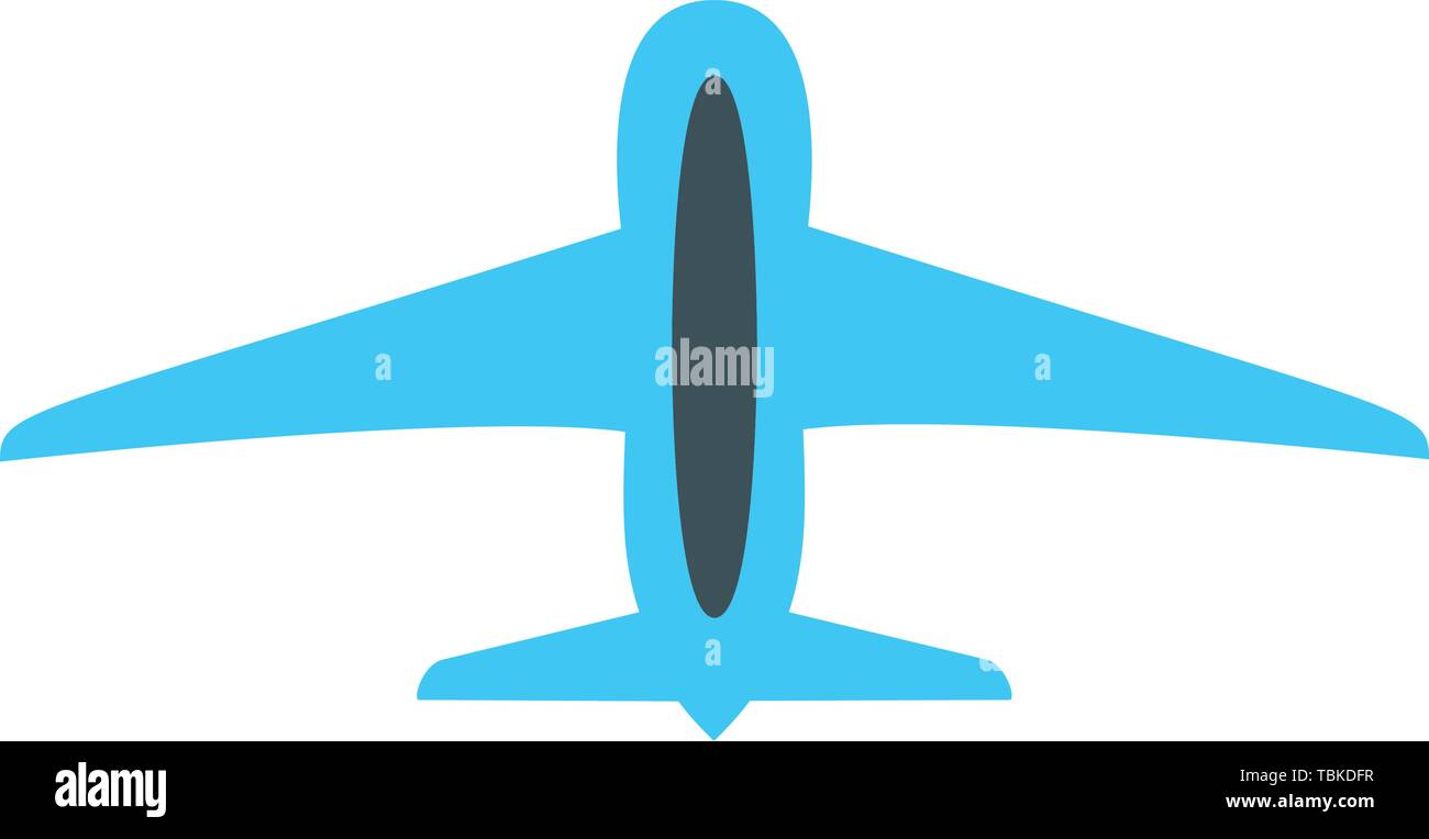 Flat airplane hi-res stock photography and images - Alamy