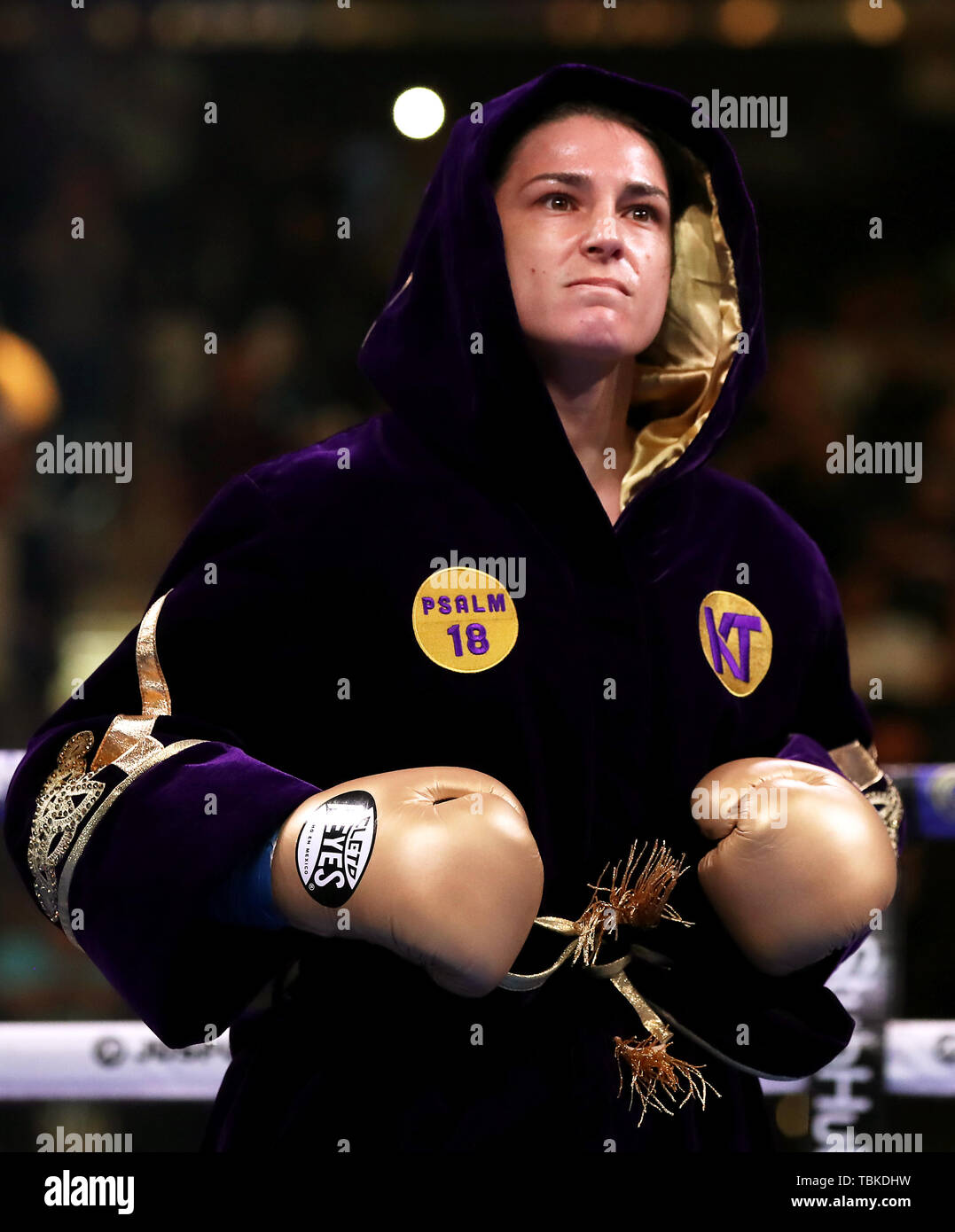 Katie Taylor prior to the IBF, WBC, WBO, WBA, Ring Magazine Women's ...