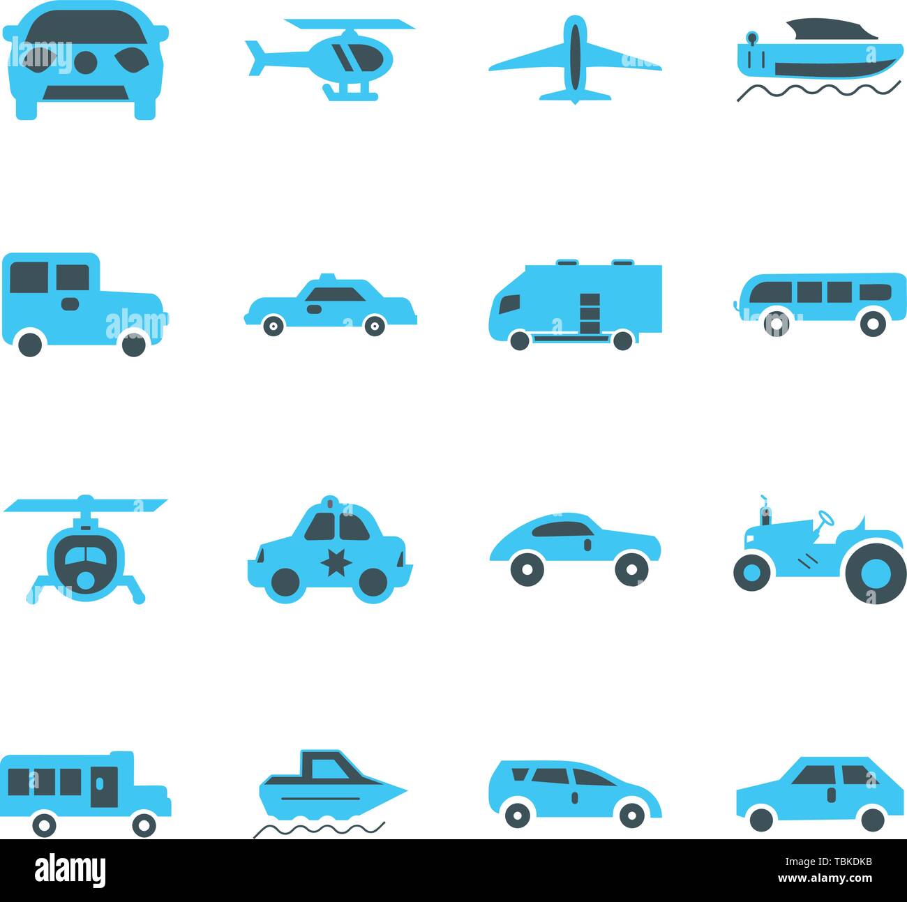 Transport flat Stock Vector Images - Alamy