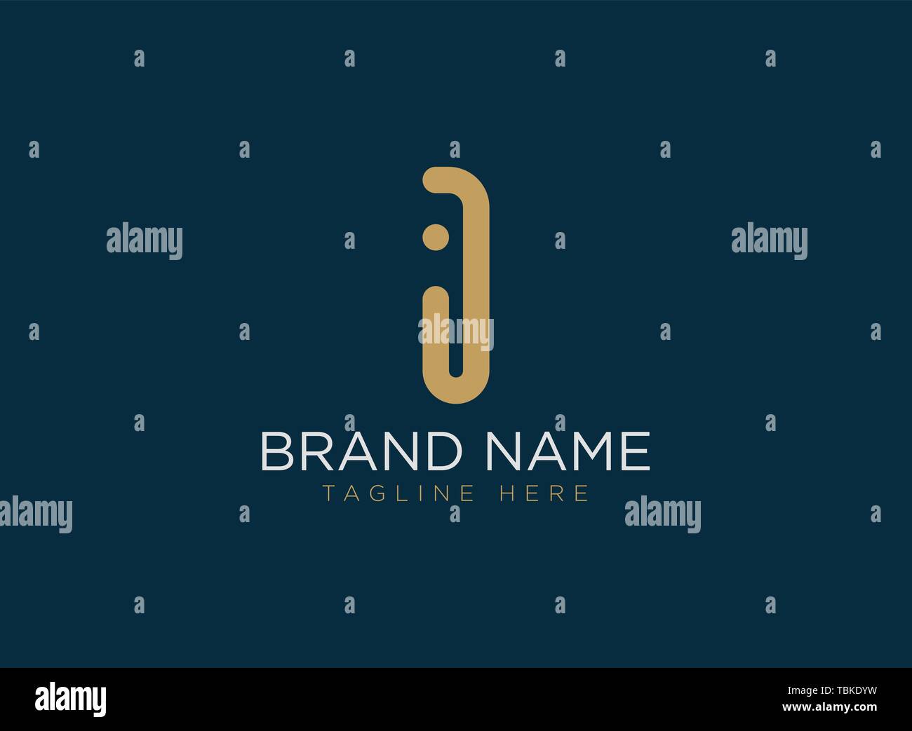 Luxury letter J logo. Elegant identity design Stock Vector Image & Art ...