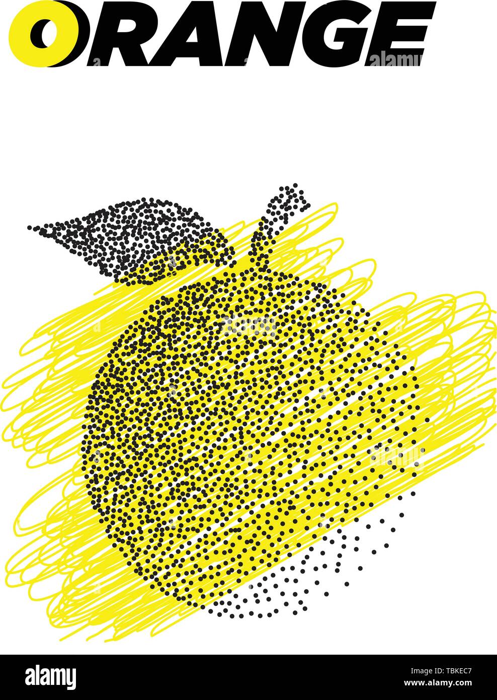 Dot orange Stock Vector Images - Alamy