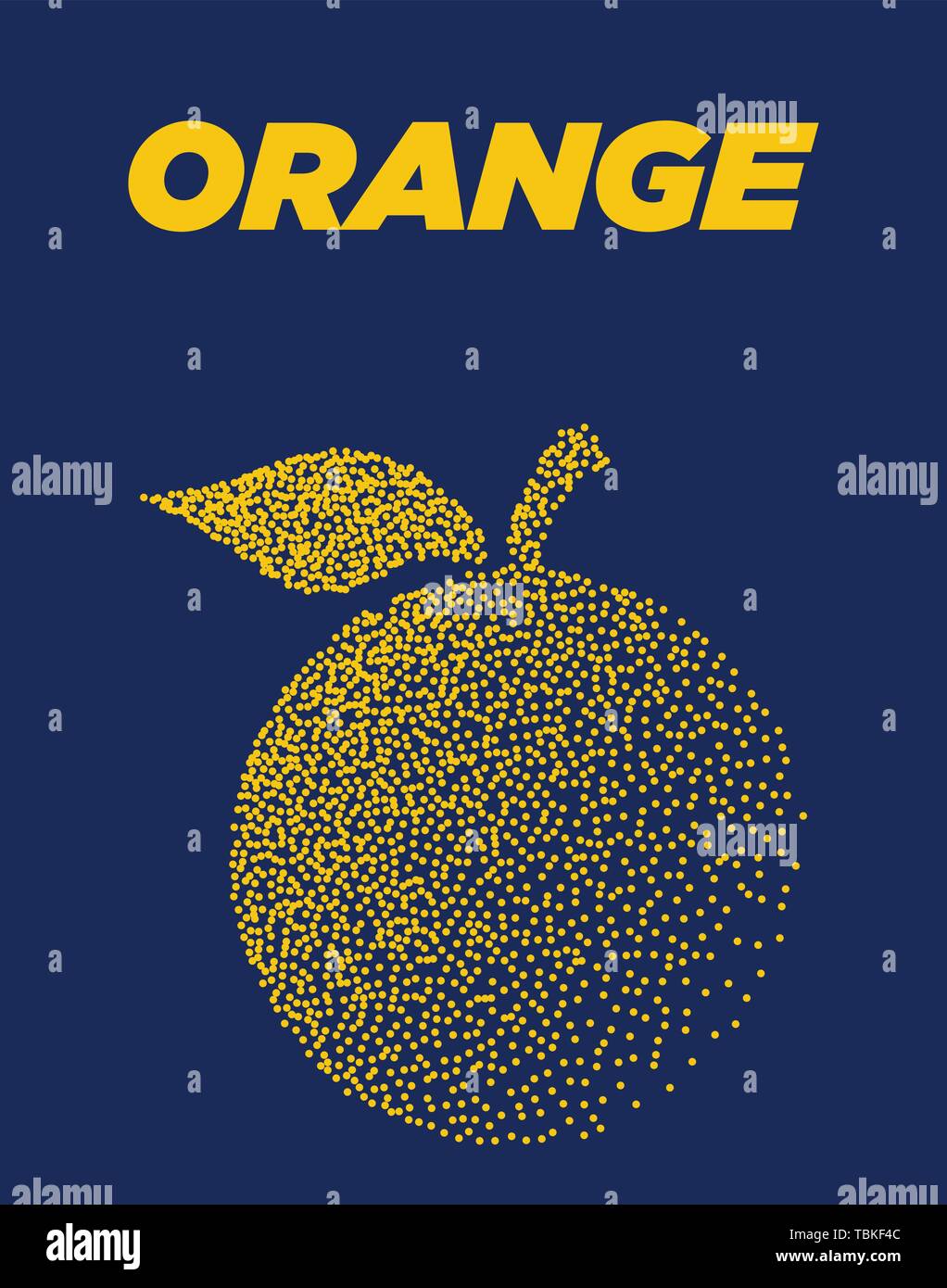 Dot orange Stock Vector Images - Alamy