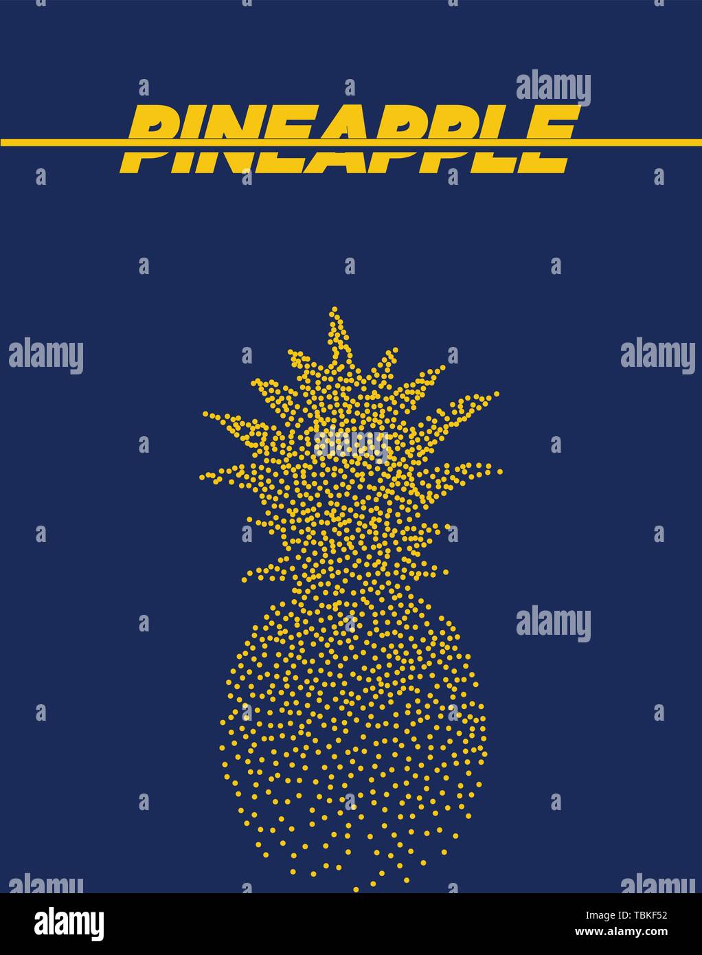 Geometric pineapple hi-res stock photography and images - Alamy