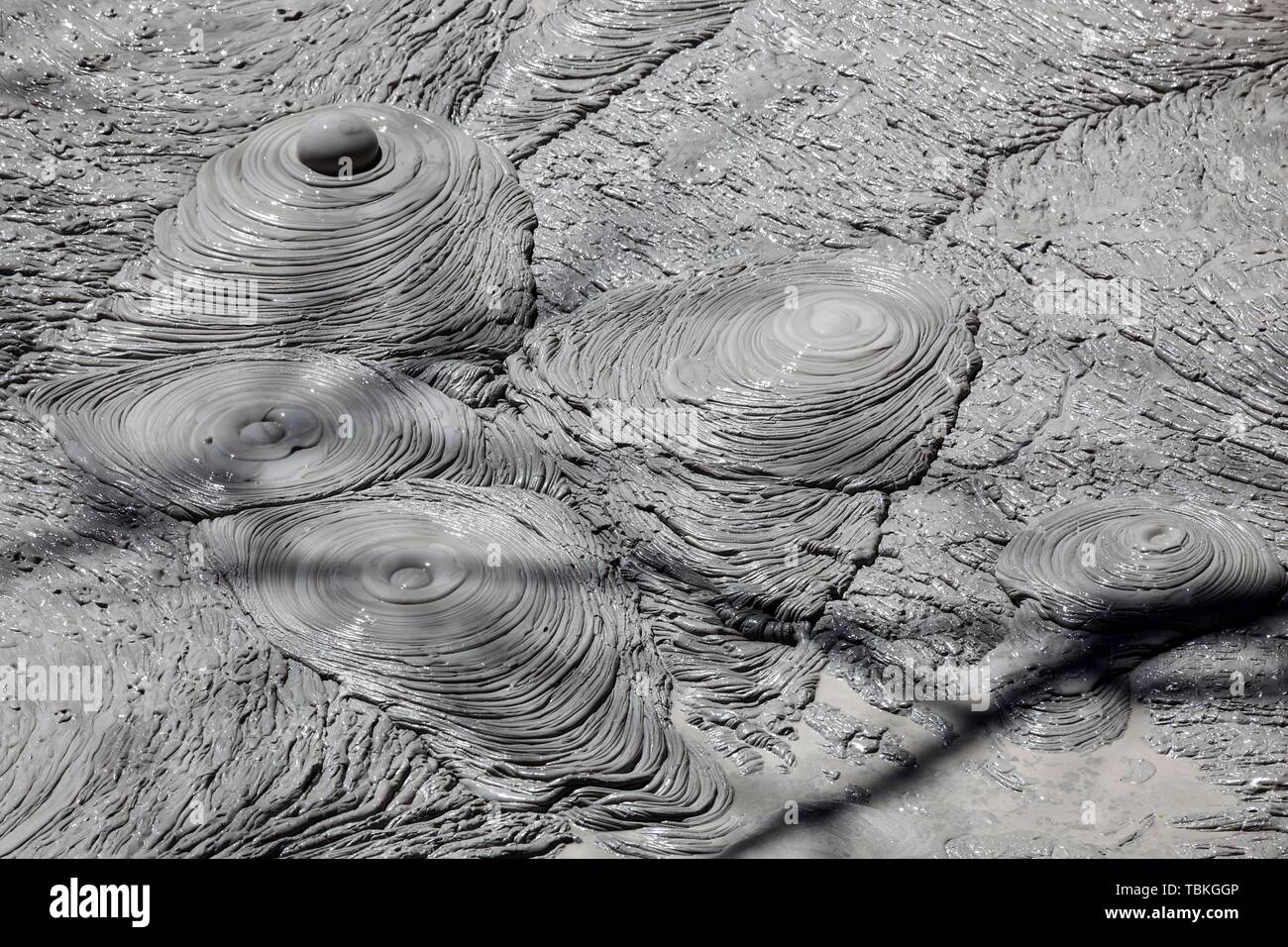 Fumarole with bubbling grey mud, Rincon de la Vieja National Park ...