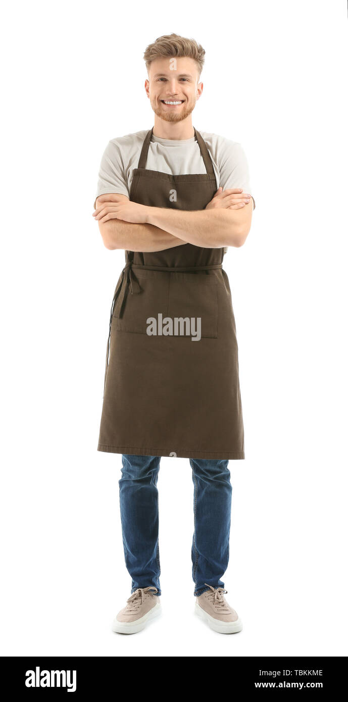 Sell apron Cut Out Stock Images & Pictures - Alamy