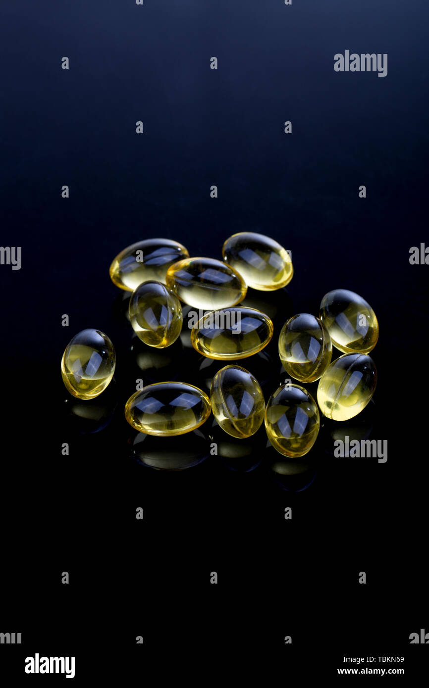 Gold nutrient particles Stock Photo - Alamy