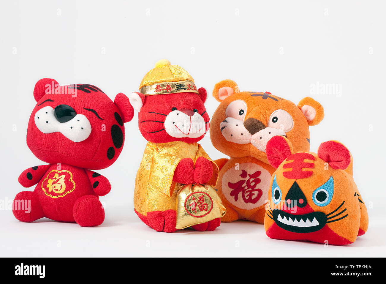 A group of auspicious tigers Stock Photo - Alamy