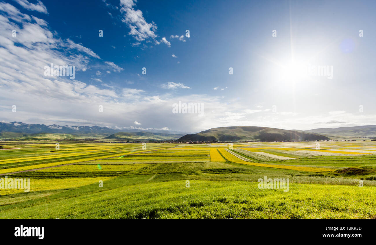 Rural clouds and comfortable weather fields hi-res stock photography ...
