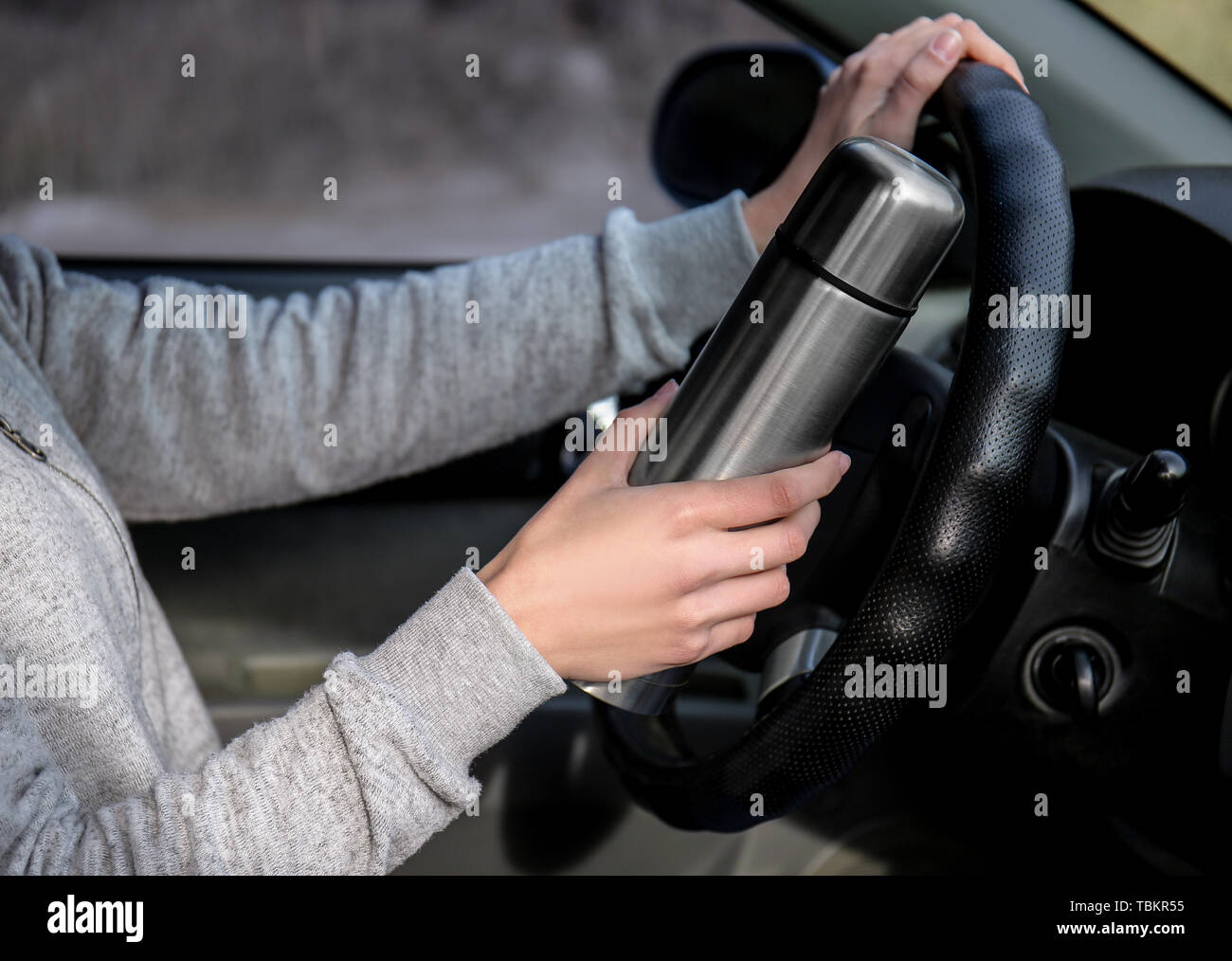 Thermos in car hi-res stock photography and images - Alamy