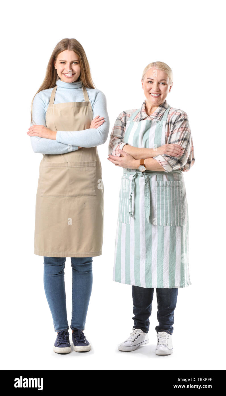 Aprons isolated Cut Out Stock Images & Pictures - Alamy