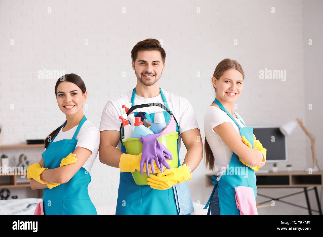 Janitors hi-res stock photography and images - Alamy