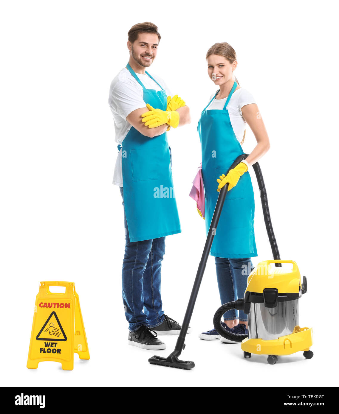 Janitors Cut Out Stock Images & Pictures - Alamy