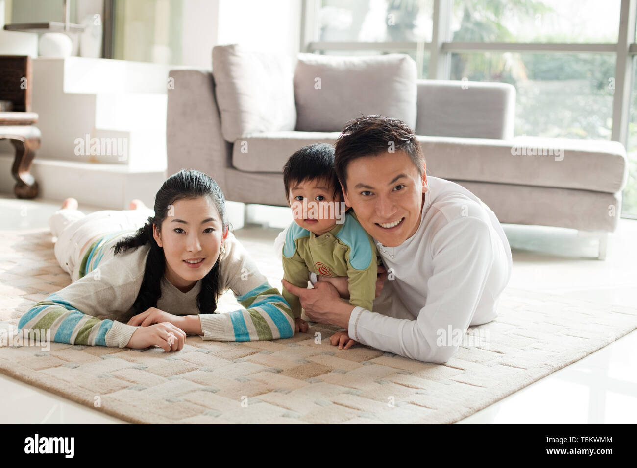 Parents and children play games Stock Photo - Alamy