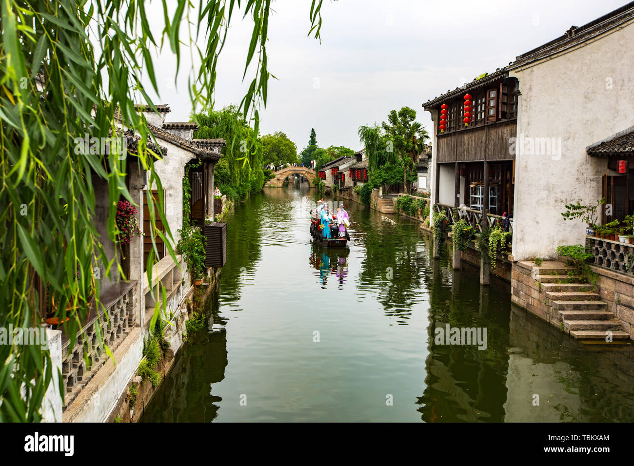 Ancient town of Tangkou, Wuxi Stock Photo - Alamy
