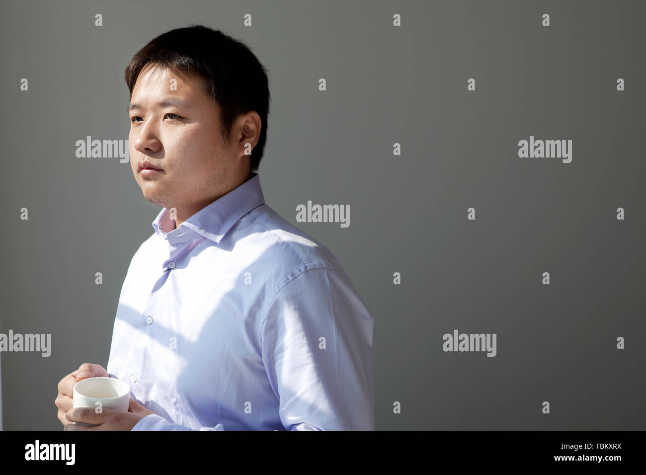 A white-collar man in the office Stock Photo - Alamy