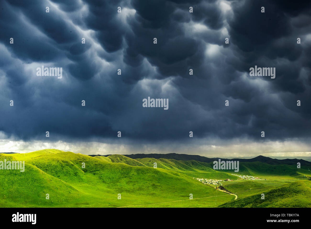 Prairie rain clouds, storms Stock Photo - Alamy
