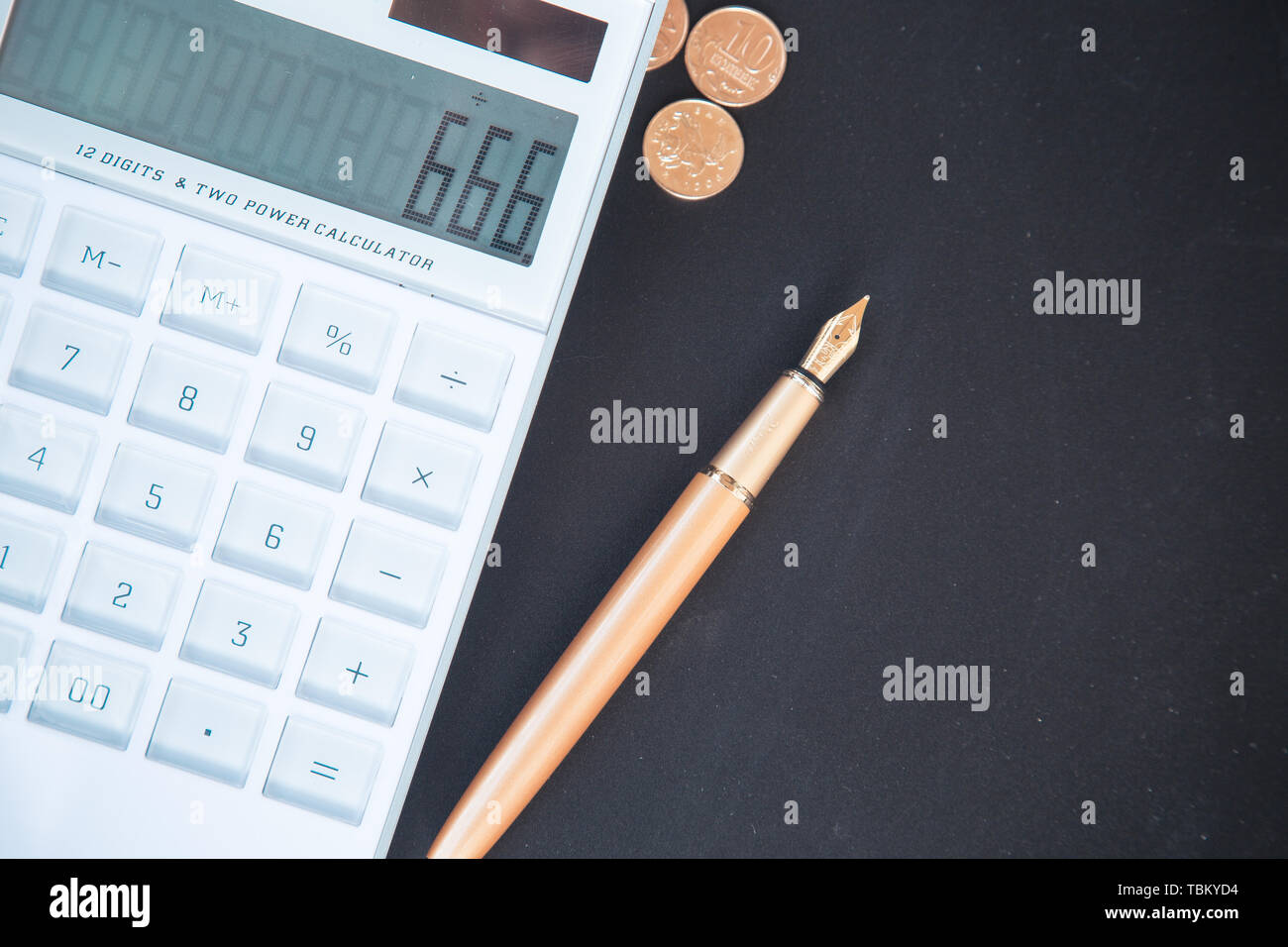 Traditional calculator hi-res stock photography and images - Alamy