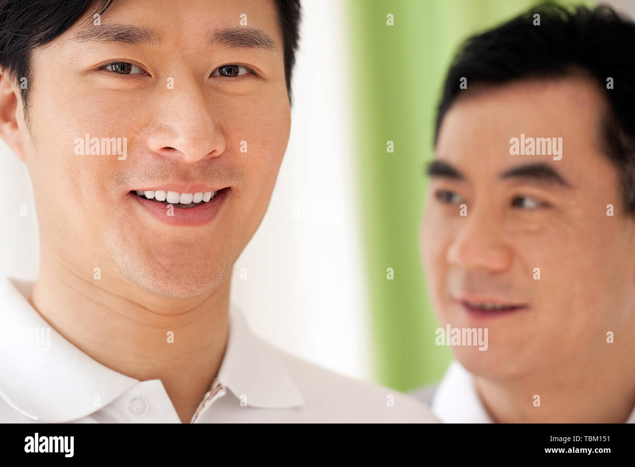 A portrait of a father and son Stock Photo - Alamy