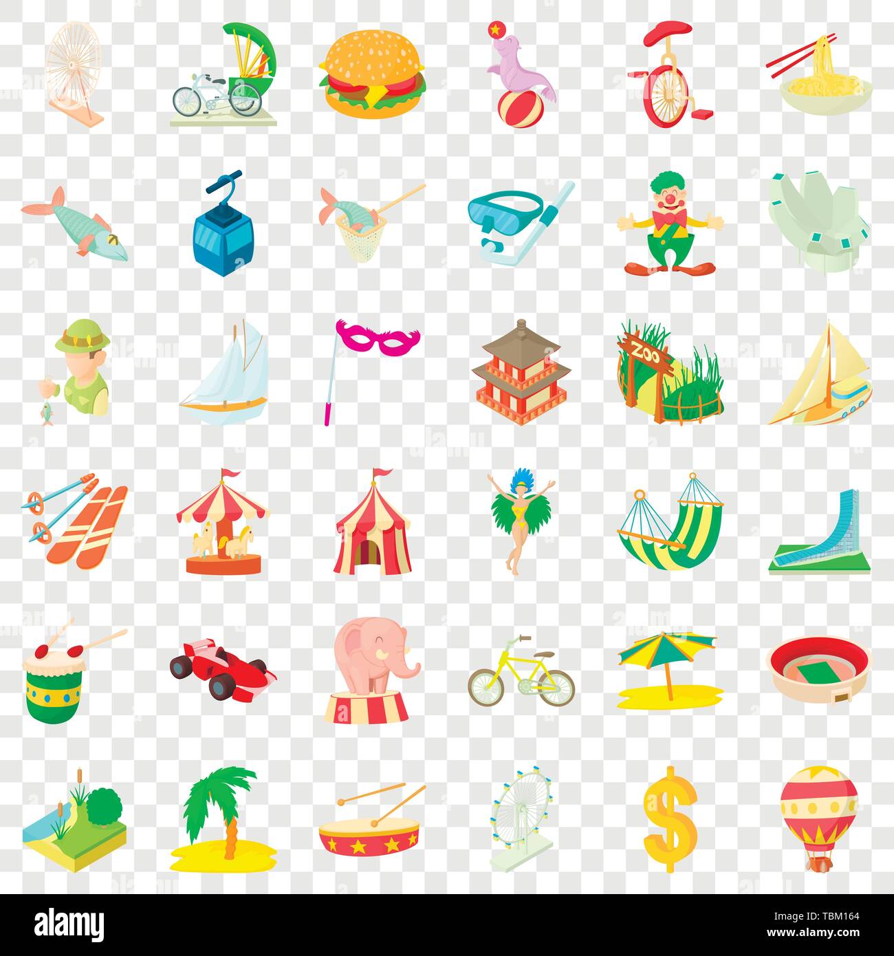 Country icons set, cartoon style Stock Vector Image & Art - Alamy