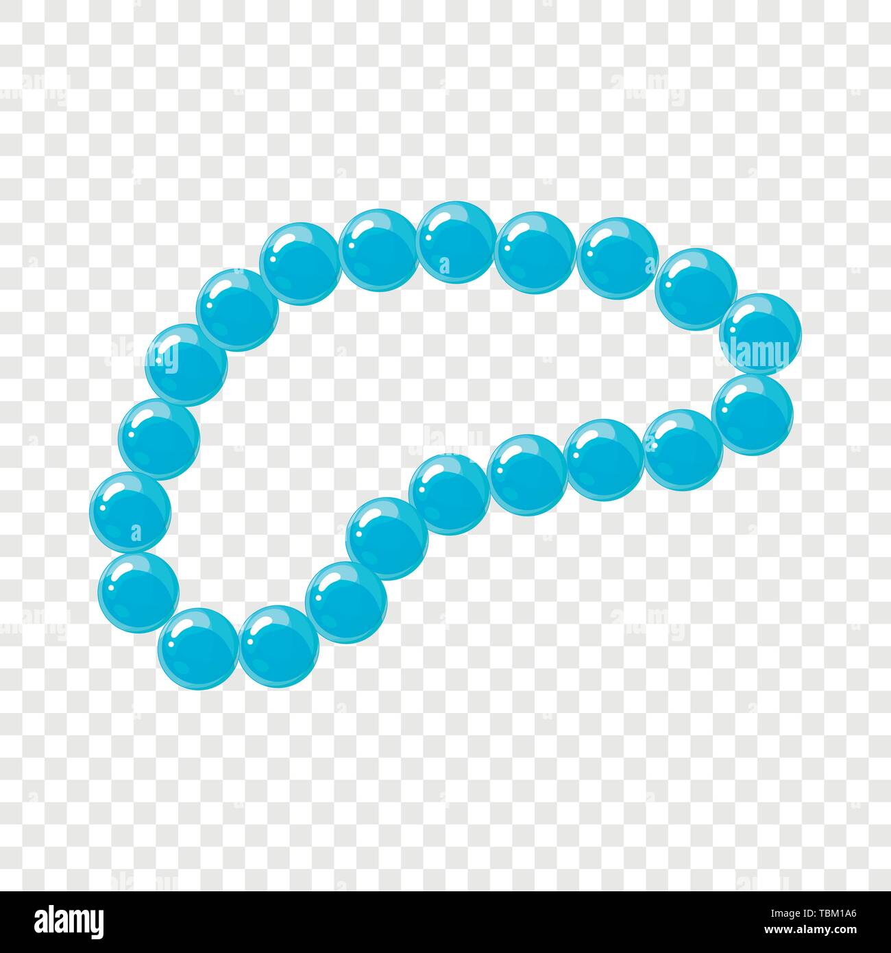 Beads icon, cartoon style Stock Vector Image & Art - Alamy