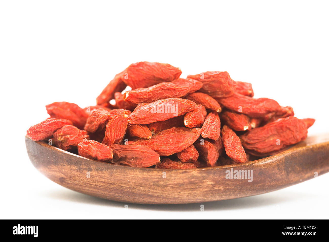 Chinese wolfberry on white background Stock Photo - Alamy