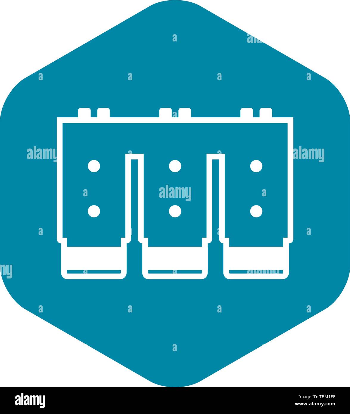 Electronic circuit board icon simple Stock Vector Image & Art - Alamy
