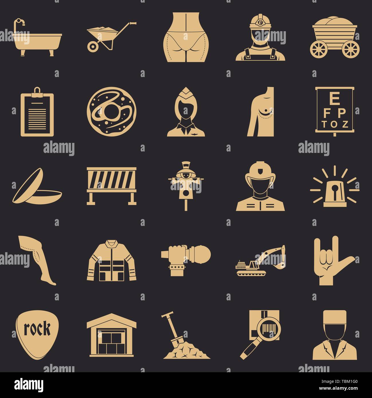 Black worker engineer team working Stock Vector Images - Alamy