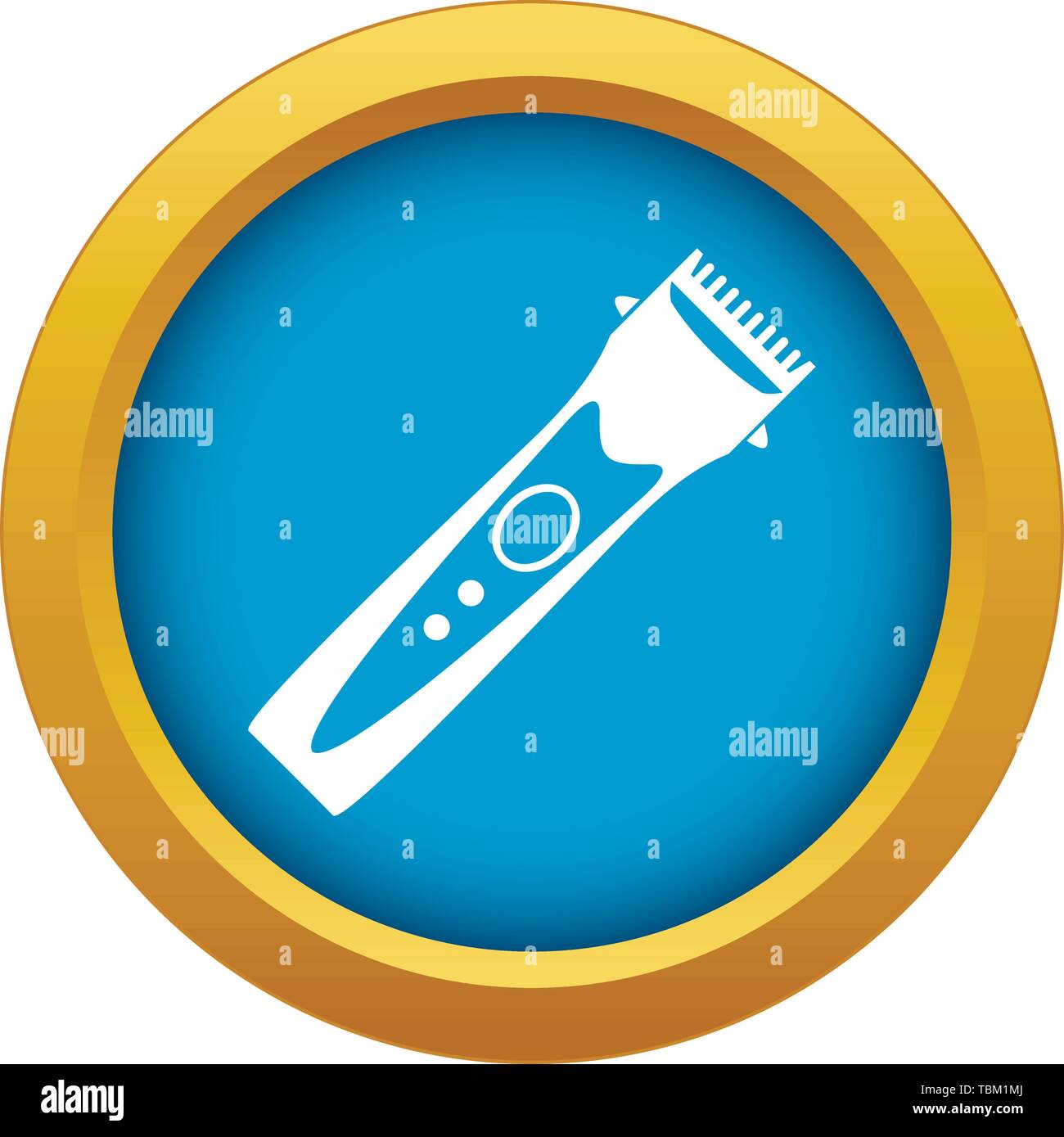 Clipper icon blue vector isolated Stock Vector Image & Art - Alamy