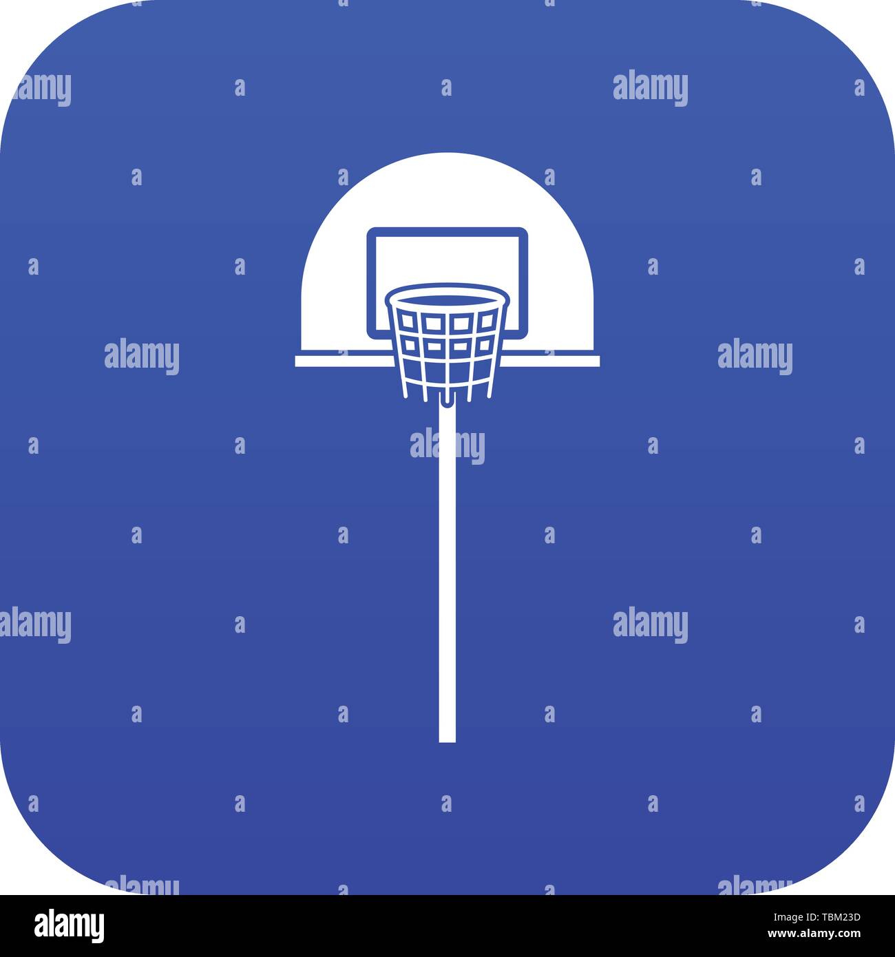Street basketball hoop icon digital blue Stock Vector Image & Art - Alamy