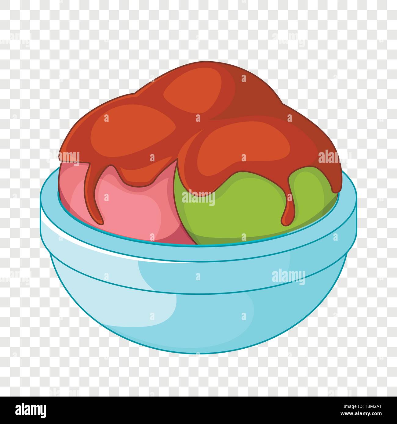 Ice cream balls icon, cartoon style Stock Vector Image & Art - Alamy