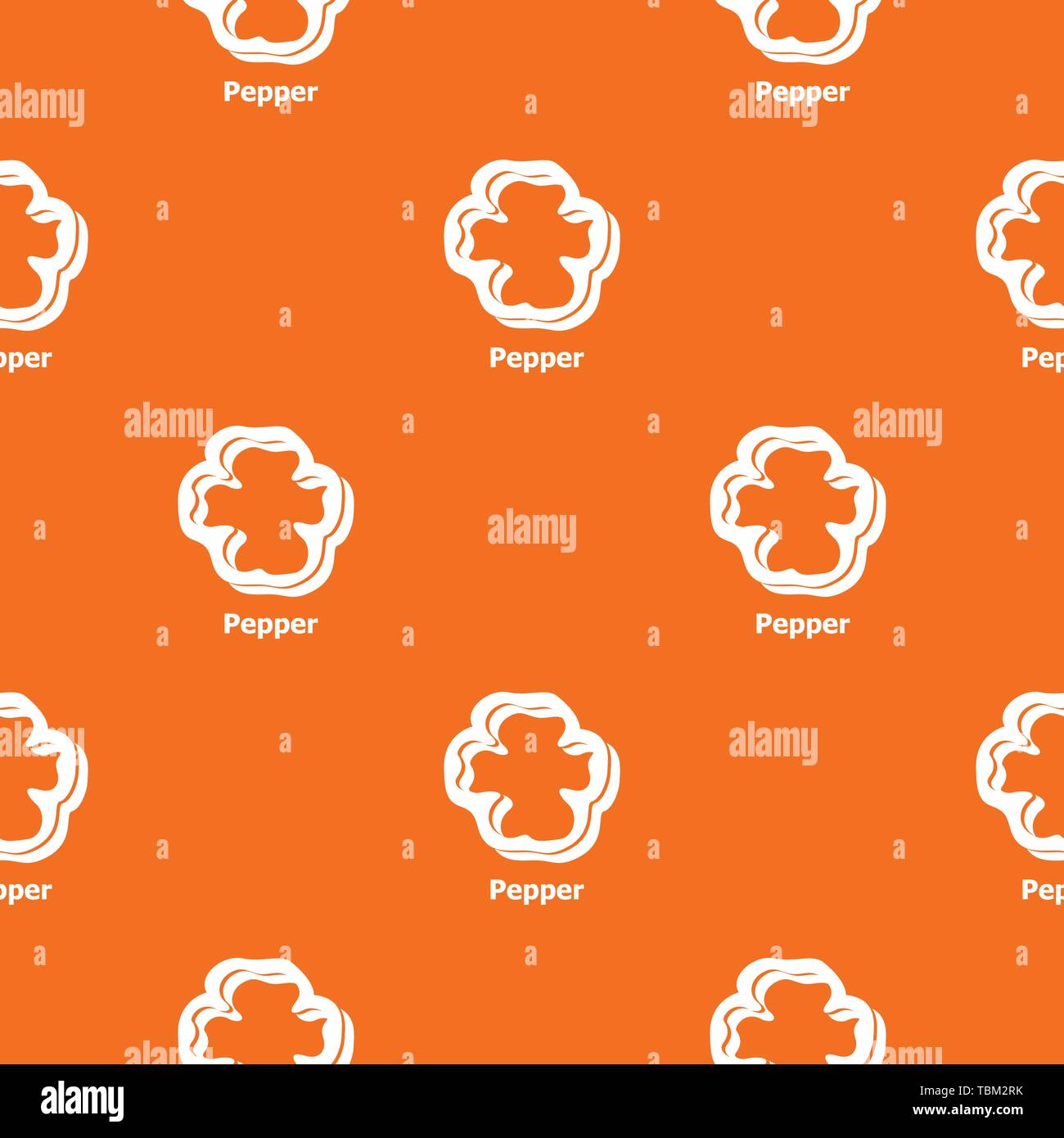 Pepper pattern vector orange Stock Vector Image & Art - Alamy