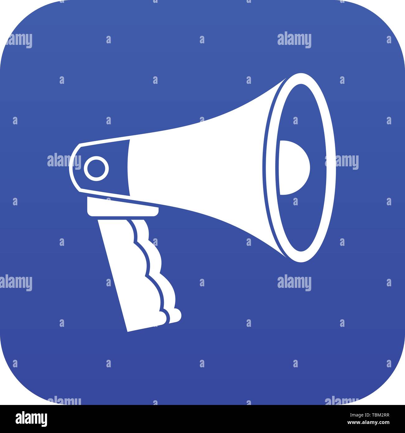 Loudspeaker icon digital blue Stock Vector Image & Art - Alamy
