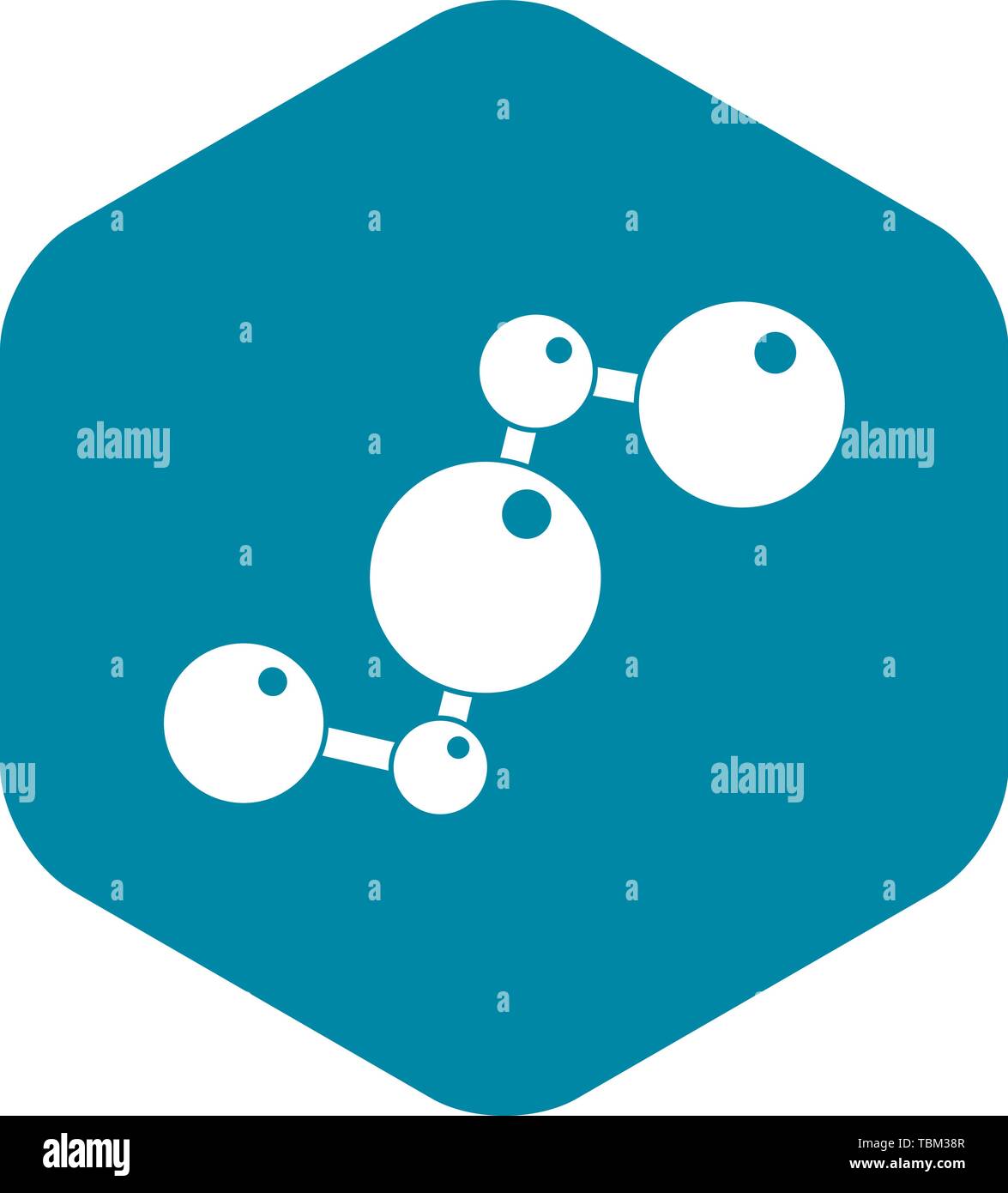 Chemical and physical molecules icon simple Stock Vector Image & Art ...