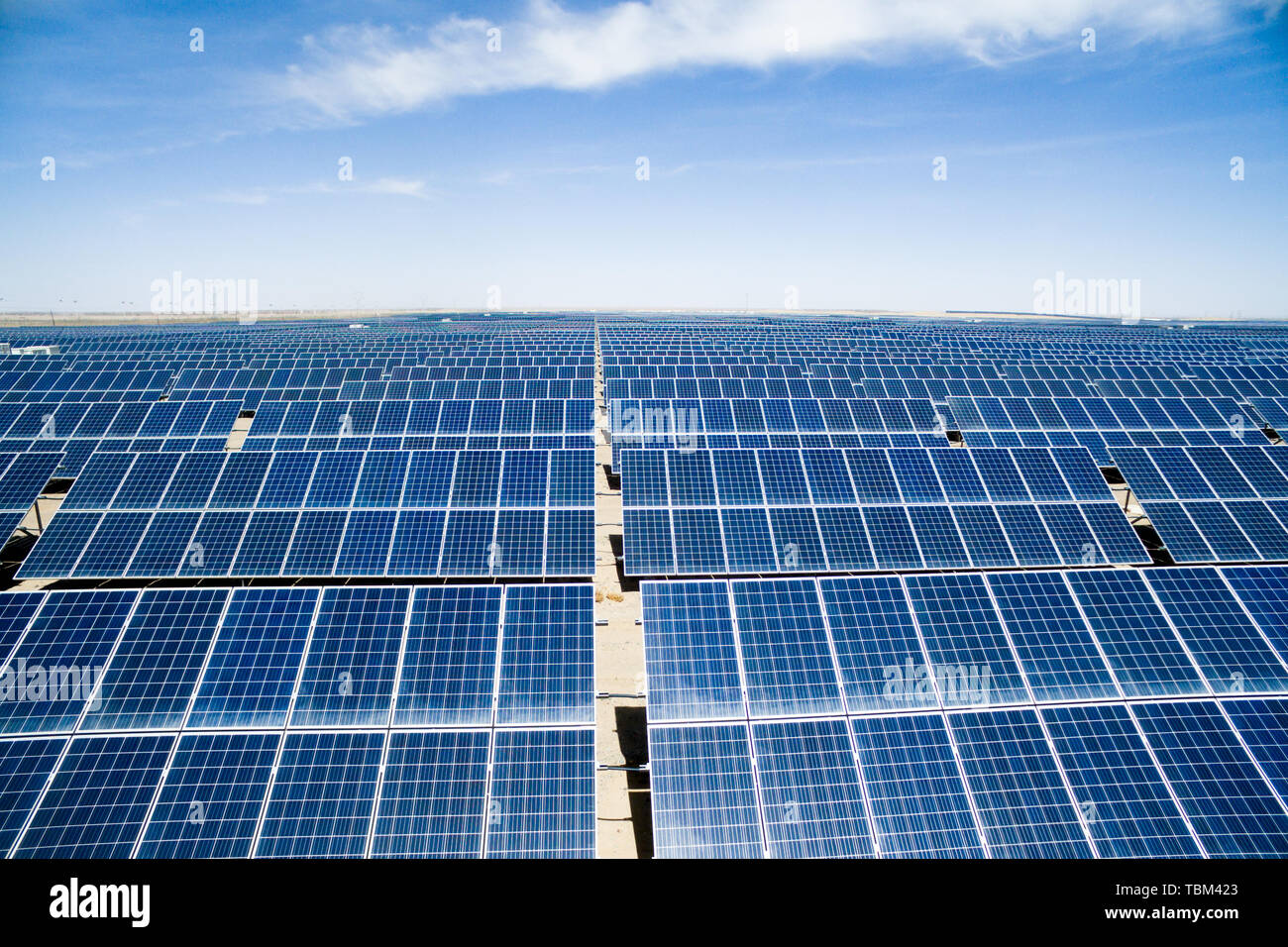 Solar in the field Stock Photo - Alamy