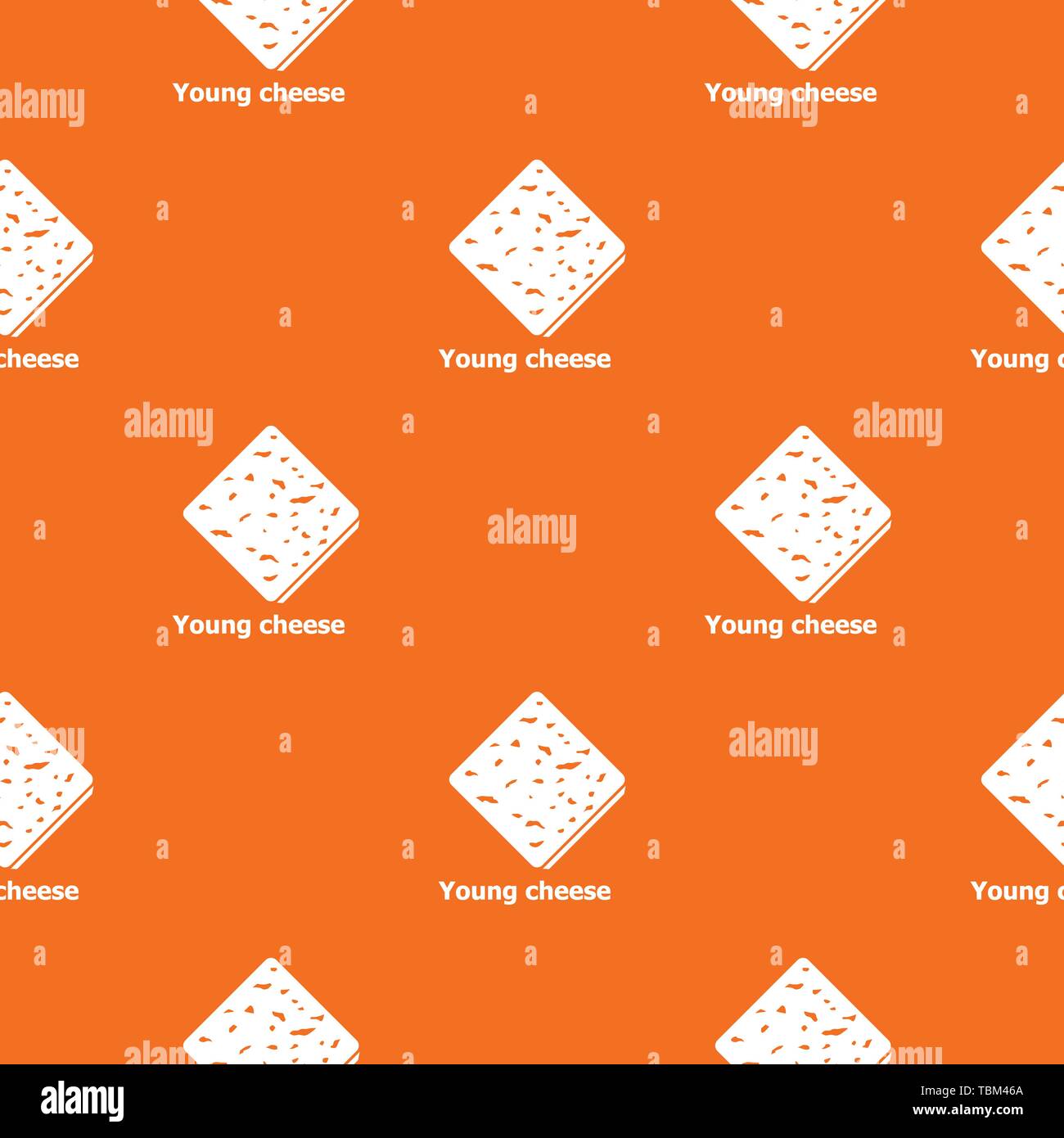 Young cheese pattern vector orange Stock Vector Image & Art - Alamy