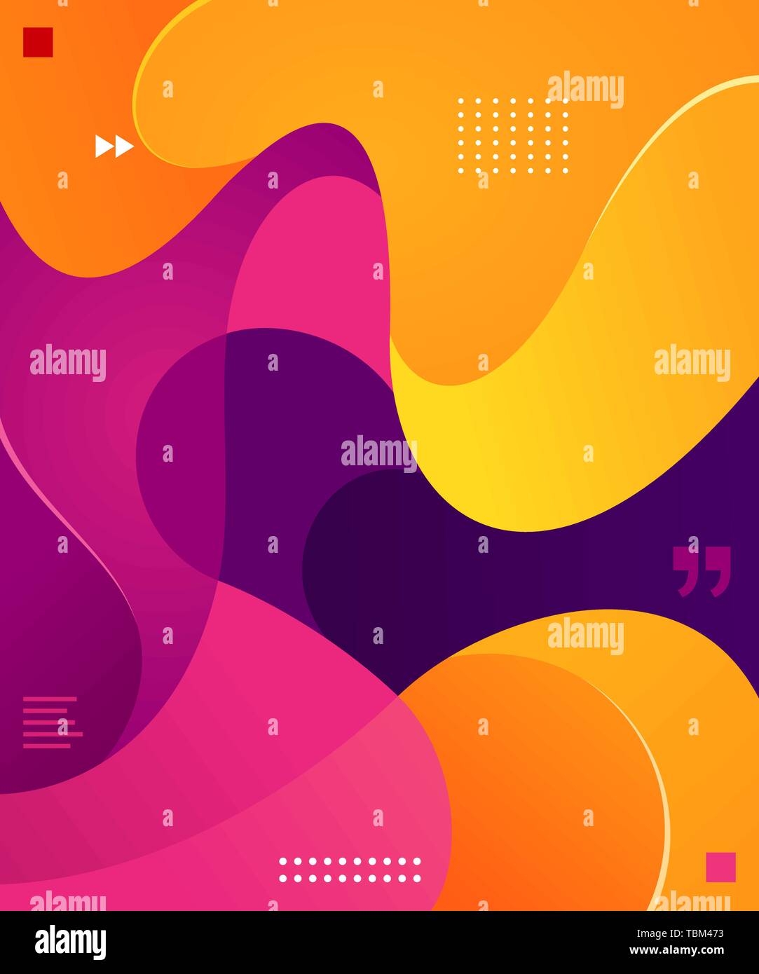 Liquid and wavy fluid vector graphic asset. Trendy, modern and dynamic ...