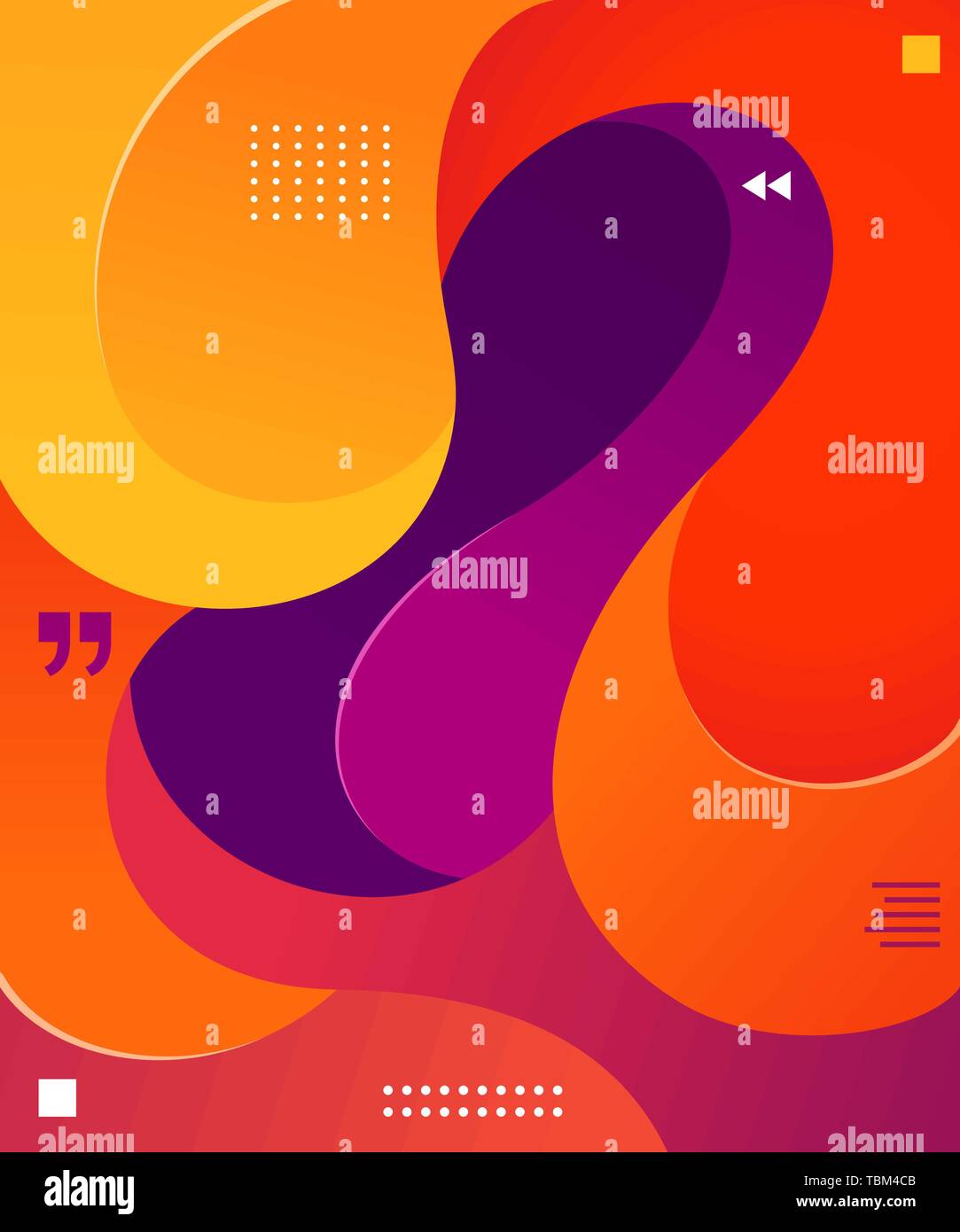 Liquid and wavy fluid vector graphic asset. Trendy, modern and dynamic ...