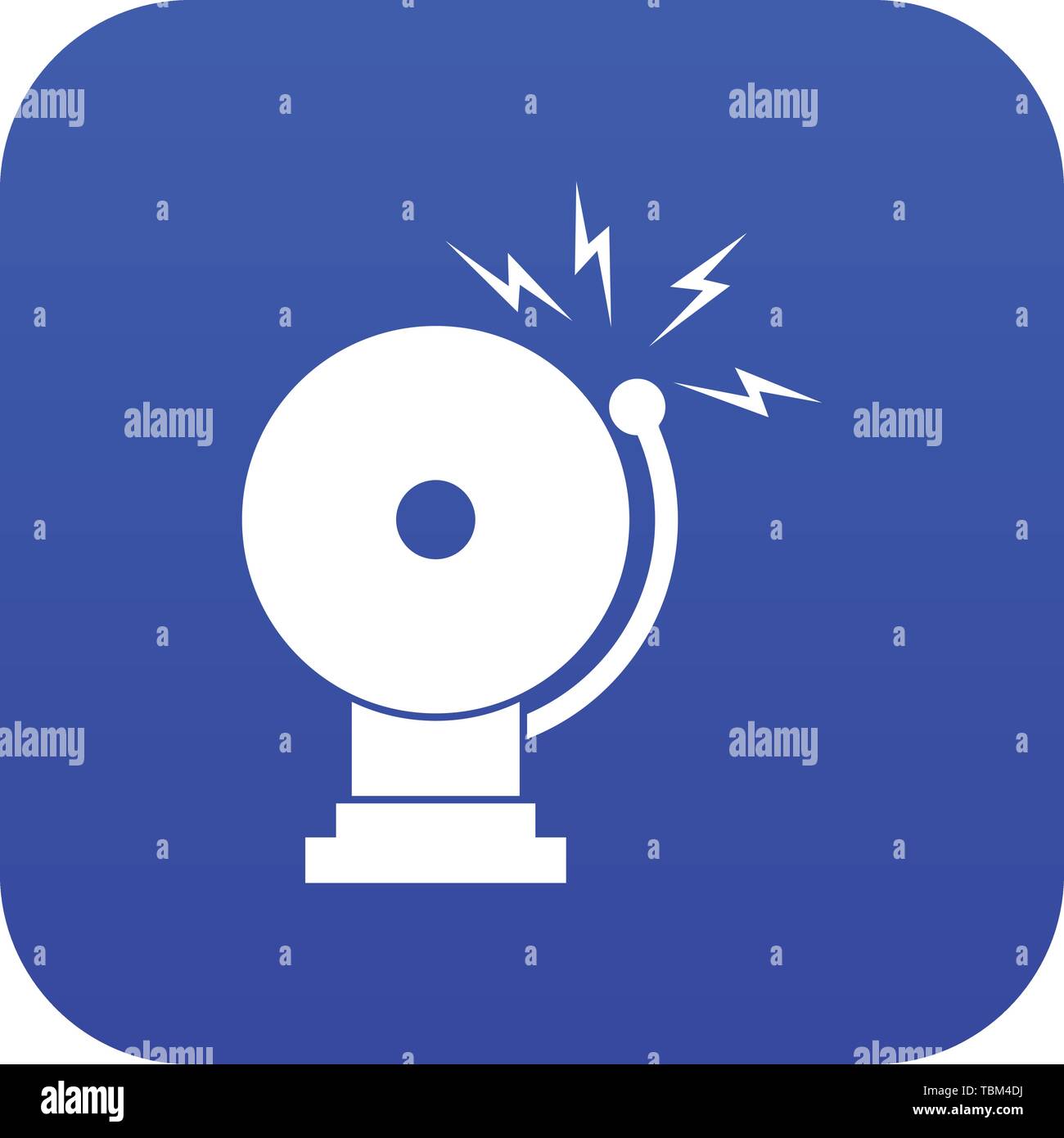 Fire alarm icon digital blue Stock Vector Image & Art - Alamy