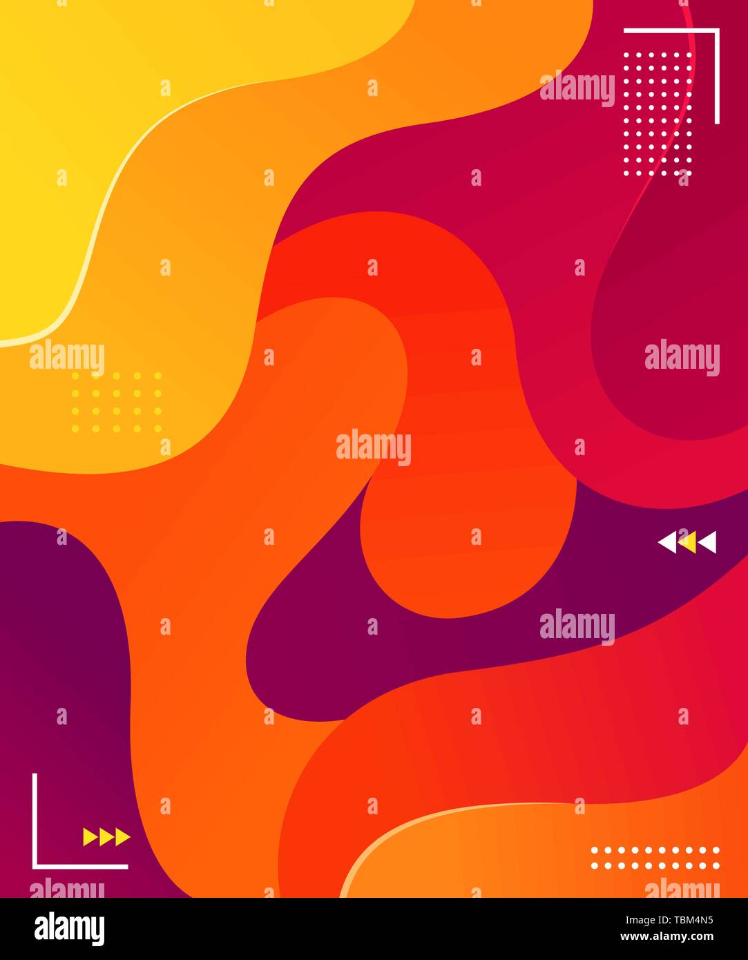 Liquid and wavy fluid vector graphic asset. Trendy, modern and dynamic ...