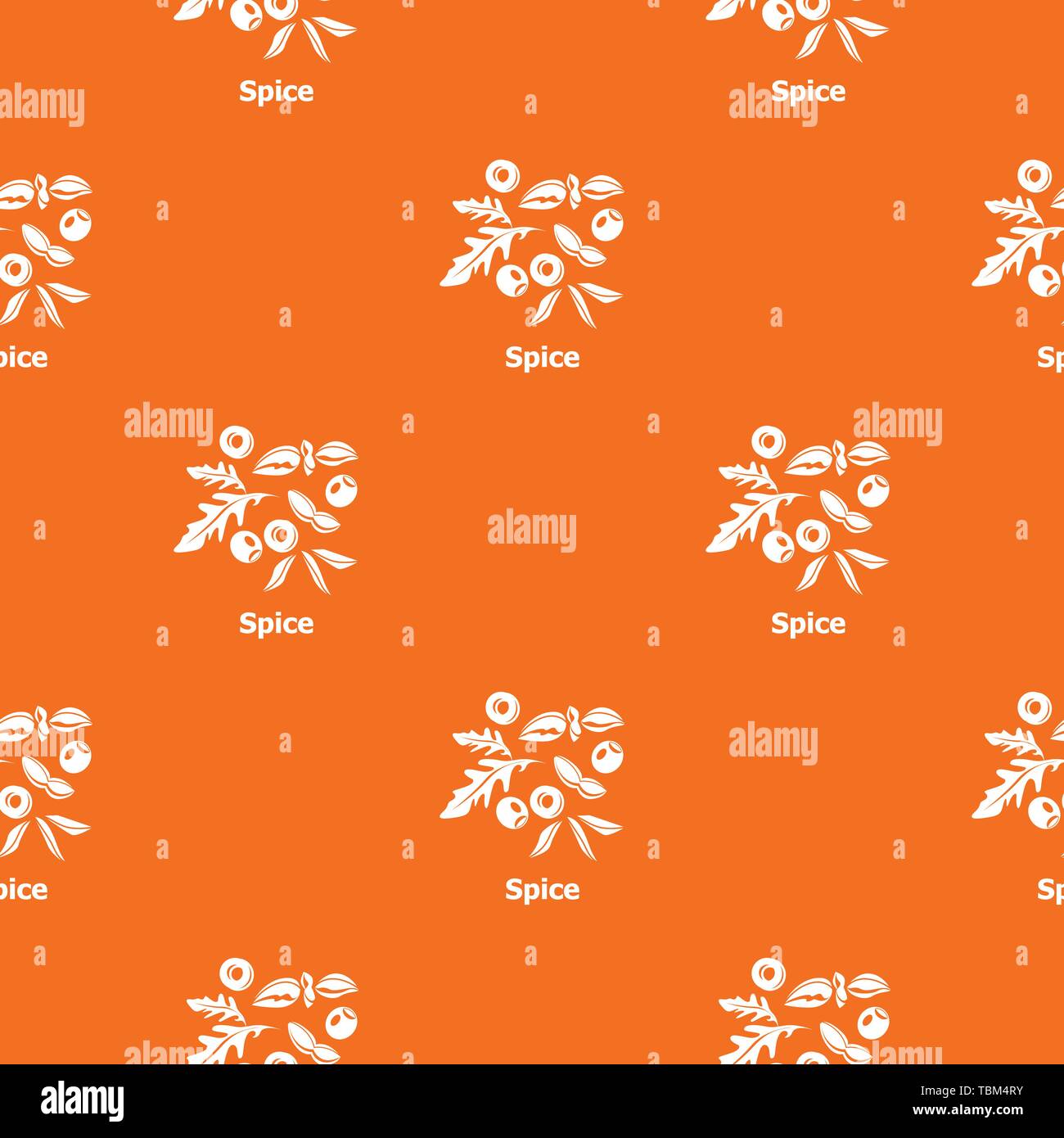 Spice pattern vector orange Stock Vector Image & Art - Alamy