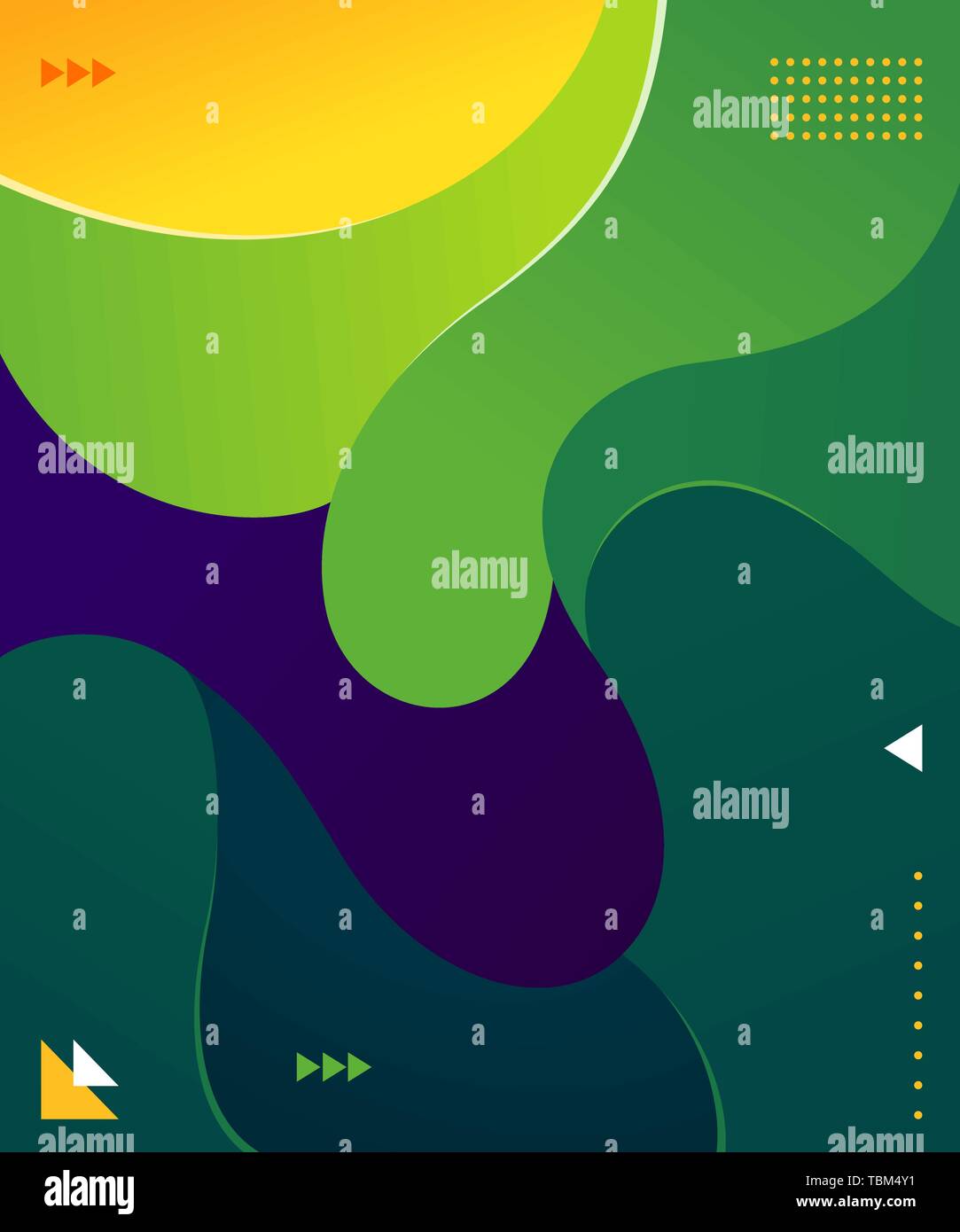 Liquid and wavy fluid vector graphic asset. Trendy, modern and dynamic ...