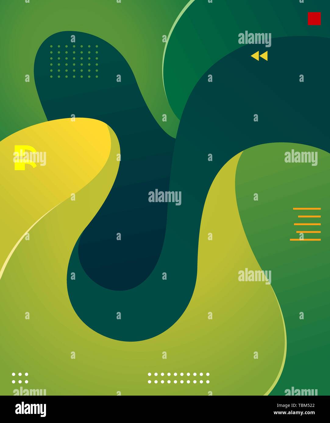 Liquid and wavy fluid vector graphic asset. Trendy, modern and dynamic ...