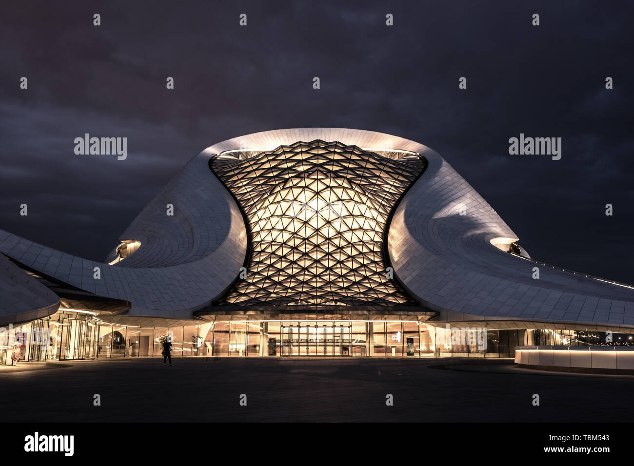 Night view of Harbin Grand Theatre Stock Photo - Alamy