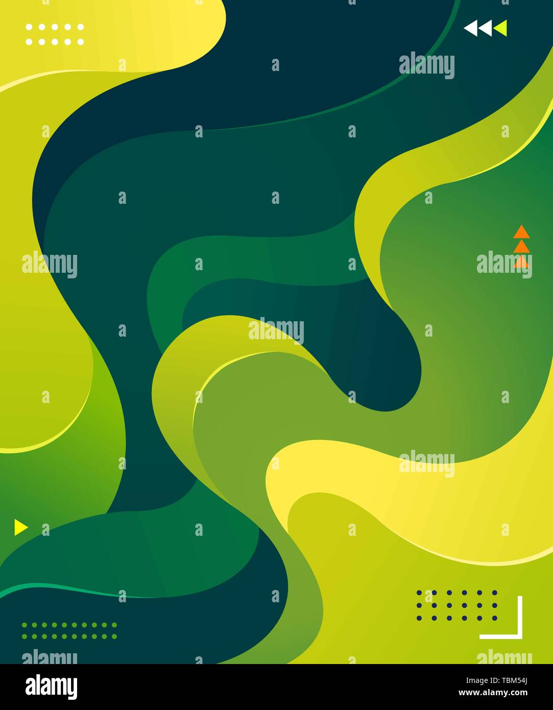 Liquid and wavy fluid vector graphic asset. Trendy, modern and dynamic ...