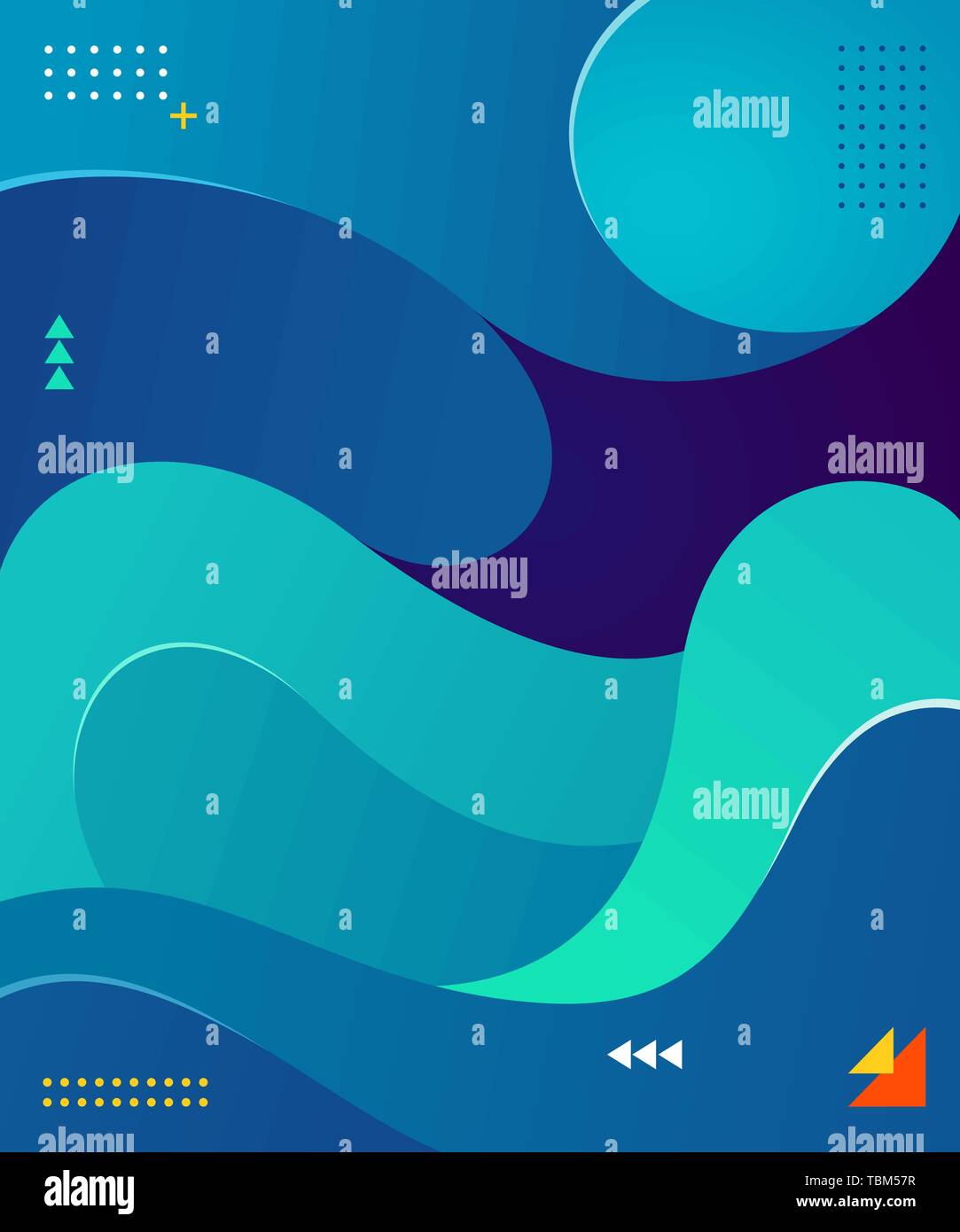 Liquid and wavy fluid vector graphic asset. Trendy, modern and dynamic ...