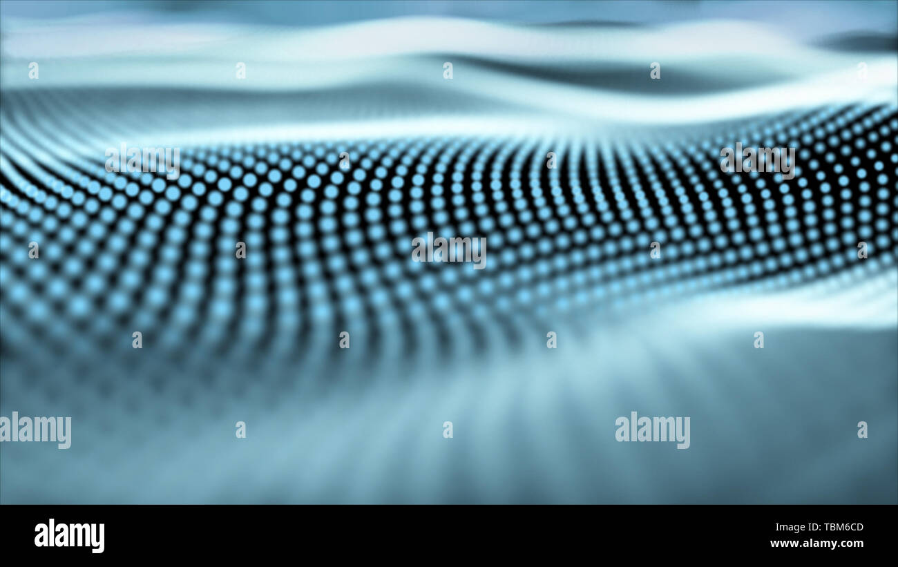 Digital transformation modern technology abstract network wire frame ...