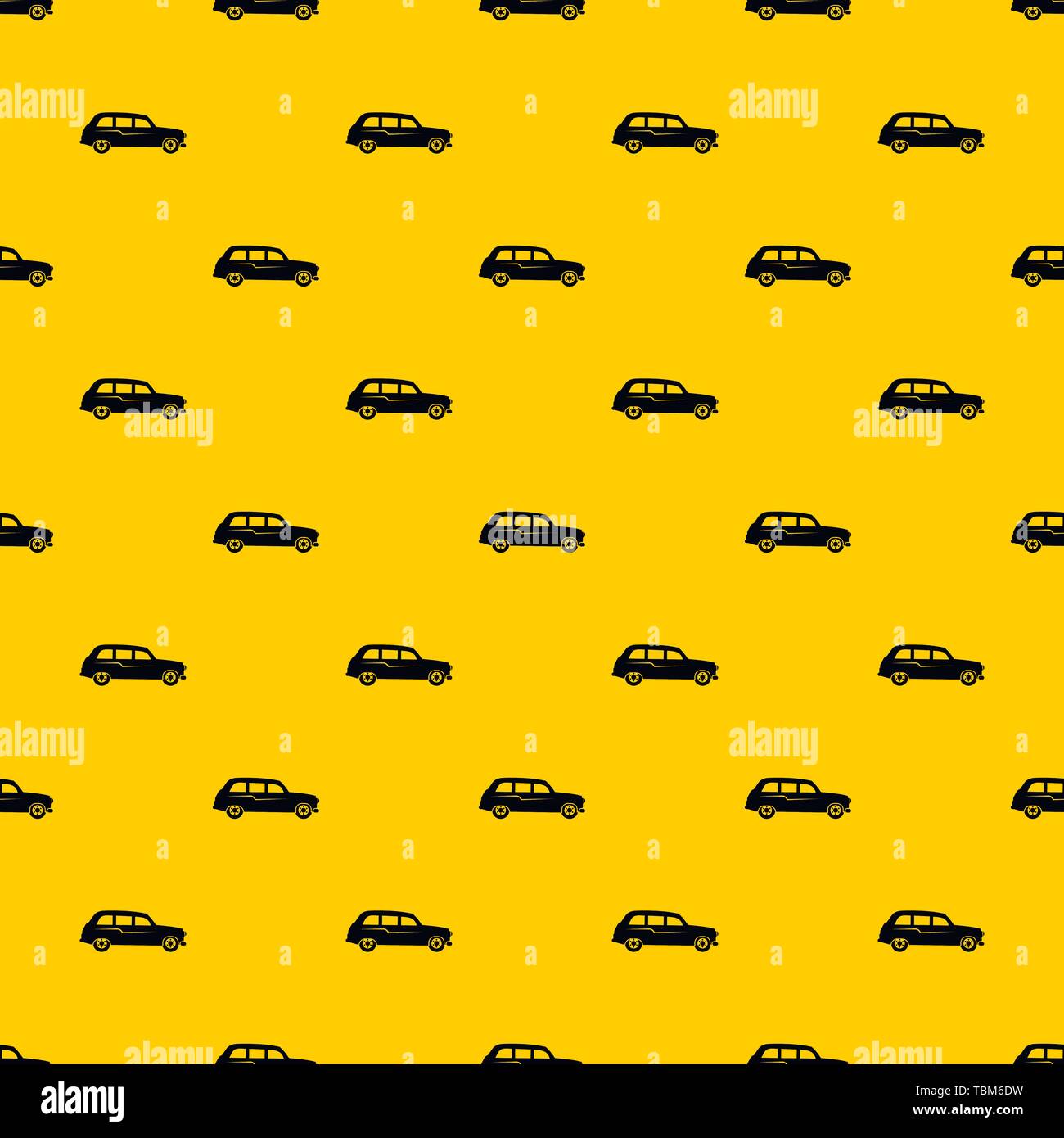 Retro car pattern vector Stock Vector Image & Art - Alamy
