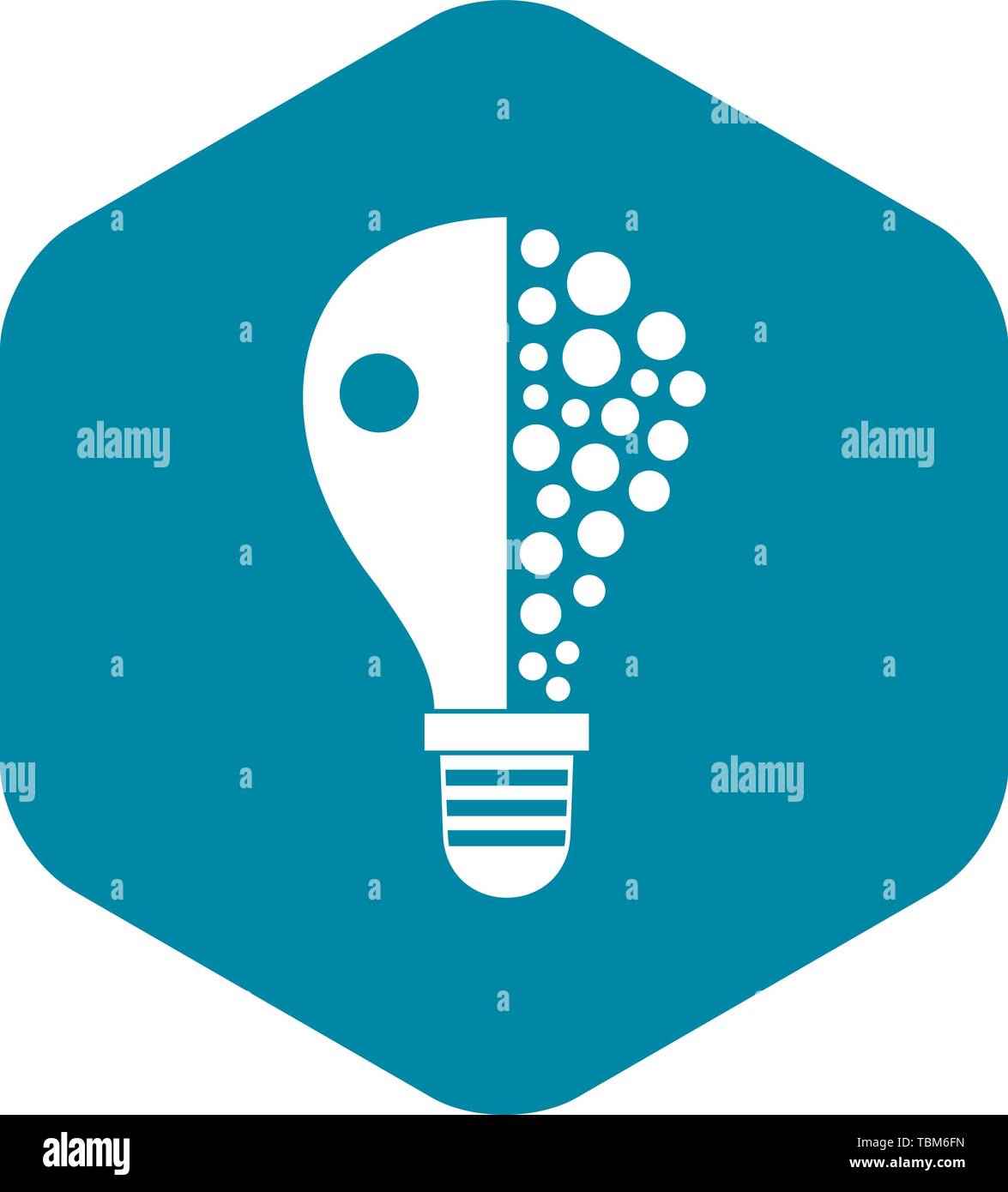 Light bulb icon simple Stock Vector Image & Art - Alamy