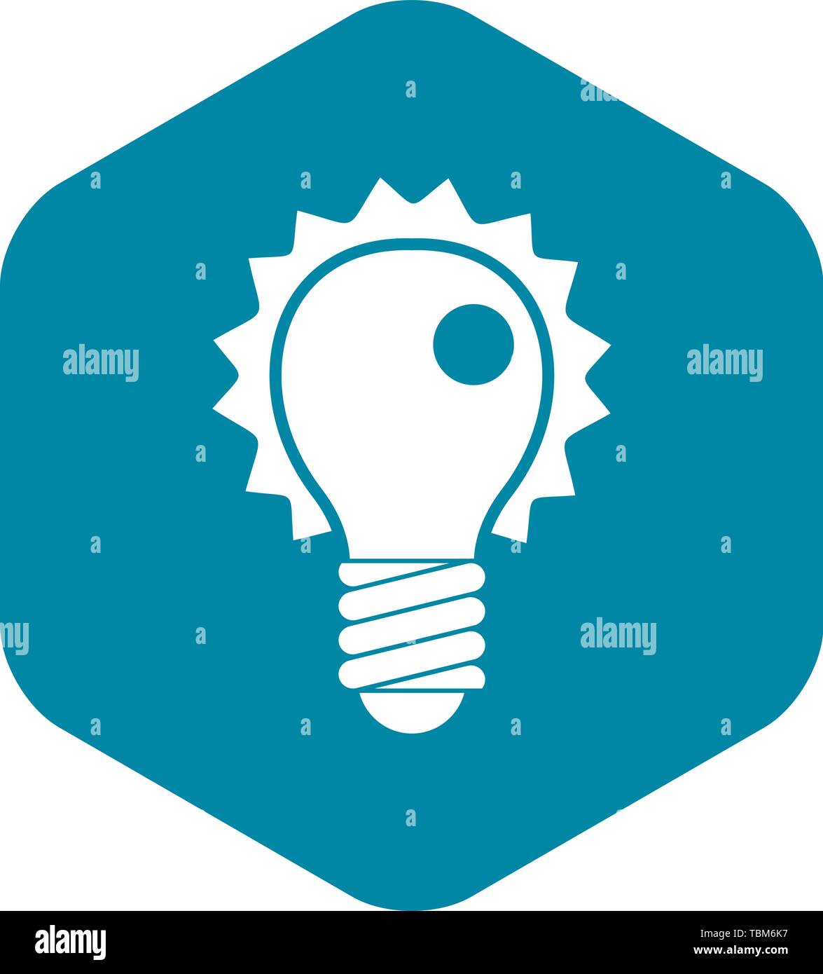 Electric bulb icon simple Stock Vector Image & Art - Alamy